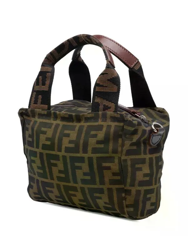 Fendi 2000-2010 Mini Zucca Canvas Satchel