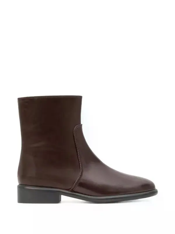 CastaÑer Elsa Braided Leather Ankle Boots