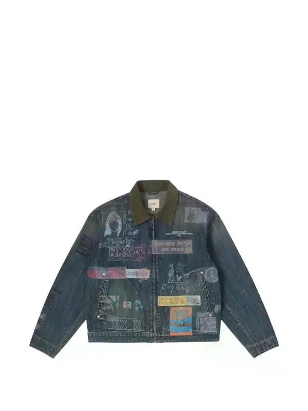 BLDG4 Graphic-print Denim Jacket