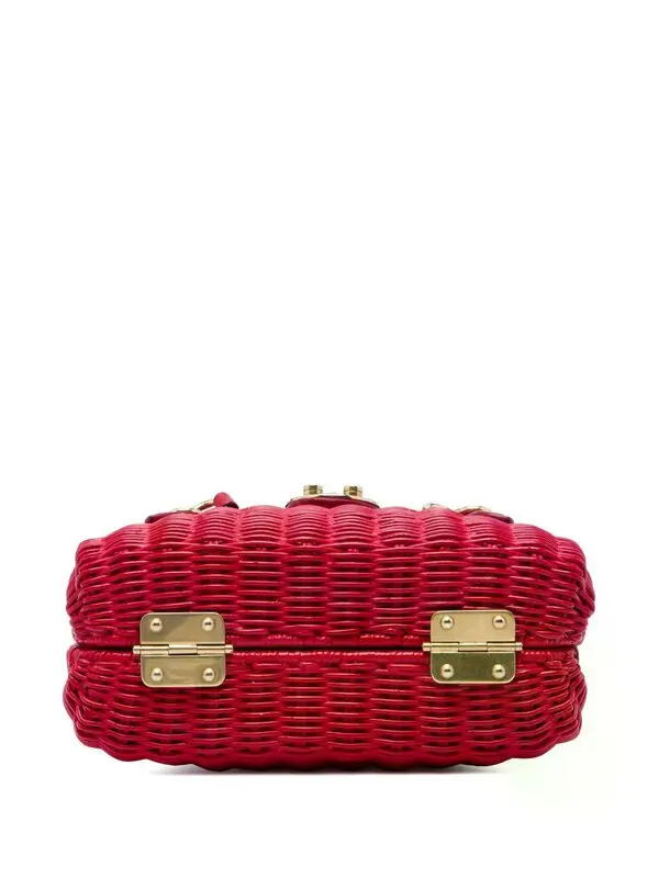 Miu Miu 2010-2026 Wicker Rattan Satchel