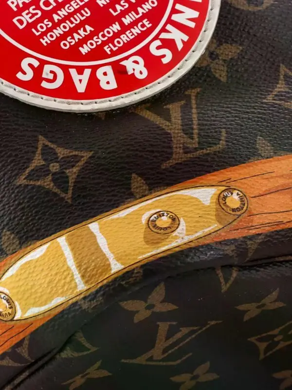 LOUIS VUITTON Neverfull Nm Limited Edition Summer Trunks Monogram Canvas Mm Tote Bag