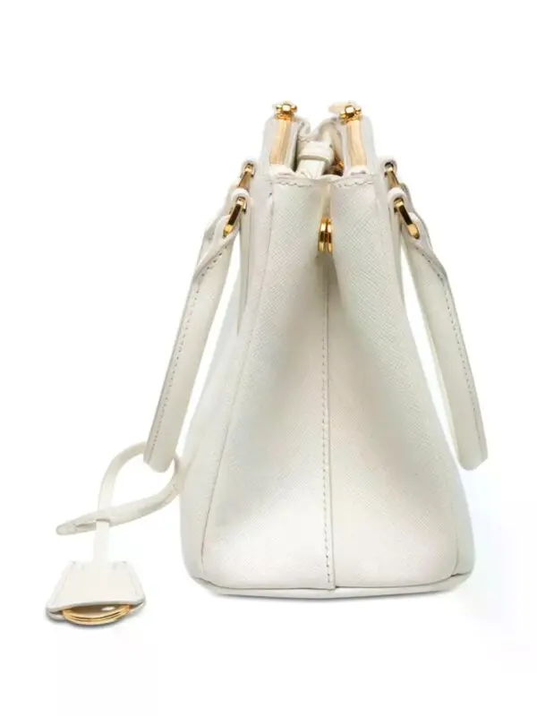 Prada 2010-2026 Small Saffiano Galleria Double Zip Satchel