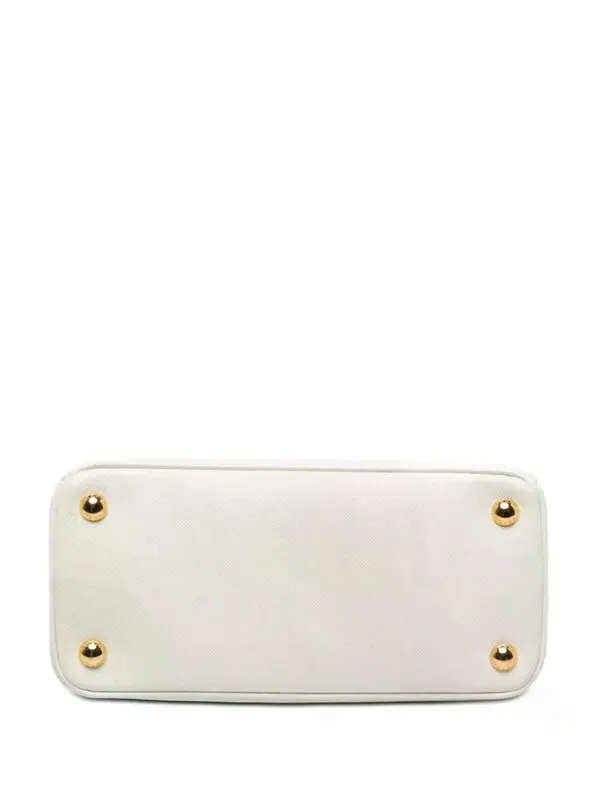Prada 2010-2026 Small Saffiano Galleria Double Zip Satchel