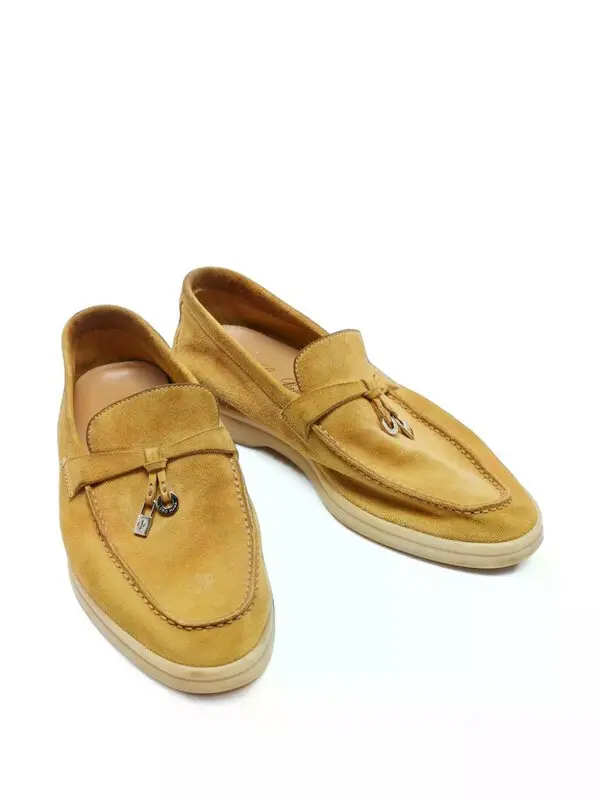 Loro Piana Summer Walk Suede Loafers