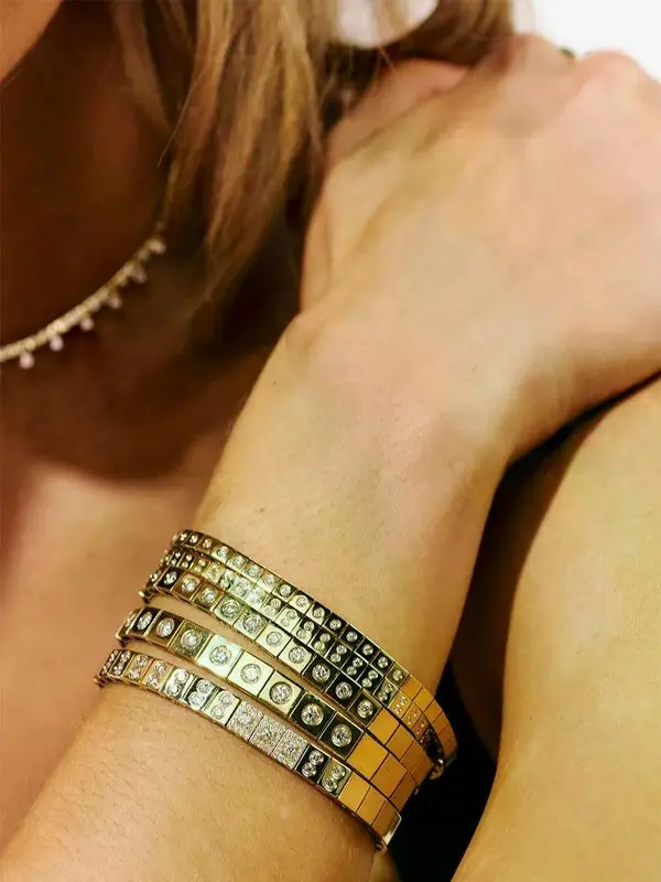 TYPE JEWELRY Leggo Diamond Tennis Bracelet - Gold