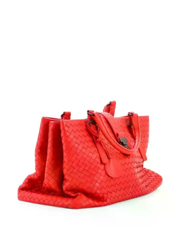 Bottega Veneta Roma Bag Intrecciato Nappa Medium Tote Bag