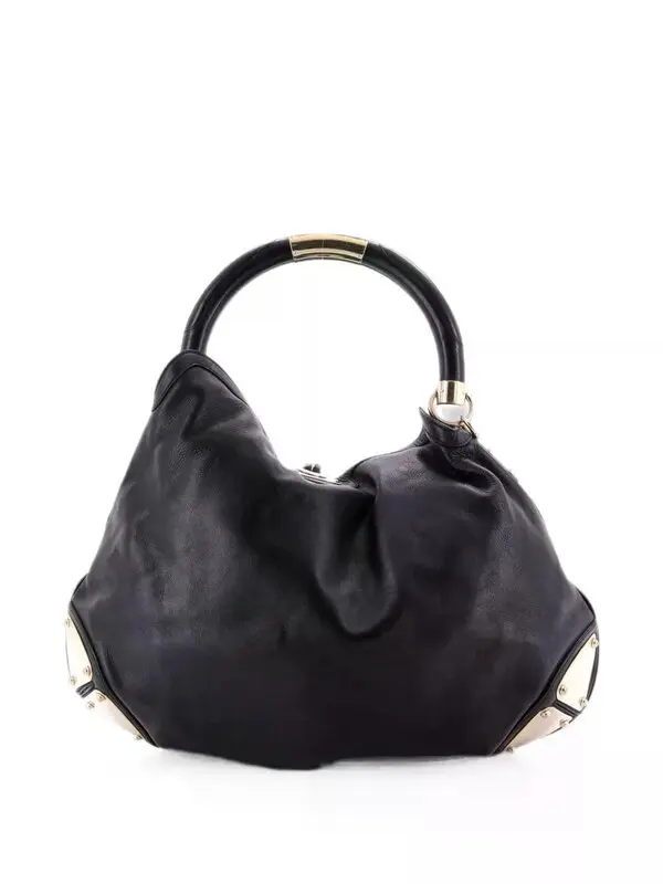 Gucci Indy Leather Medium Hobo Bag