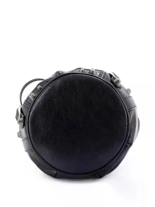Balenciaga Le Cagole Giant Studs Leather Xs Bucket Bag