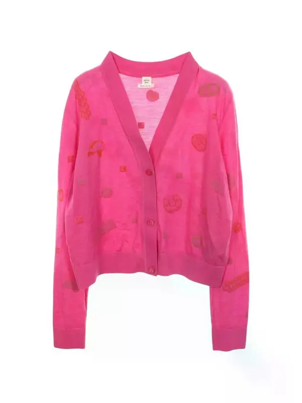 Hermès 2010s Candy Liblis Bandana Cardigan