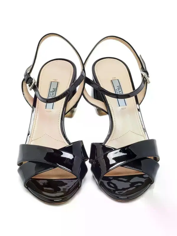 Prada Criss-cross Ankle-strap Sandals