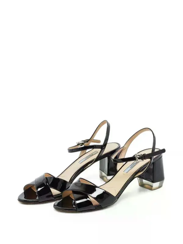 Prada Criss-cross Ankle-strap Sandals
