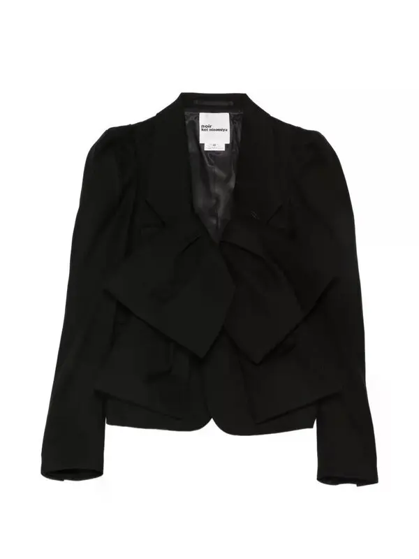 Noir Kei Ninomiya Bow-embellished Jacket