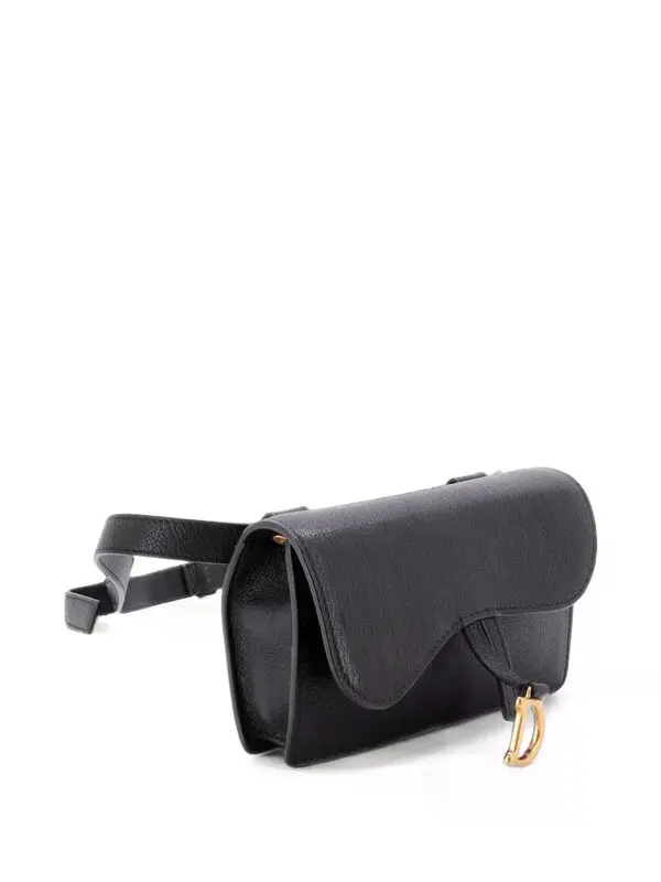 Dior Saddle Rectangular Leather Belt Bag