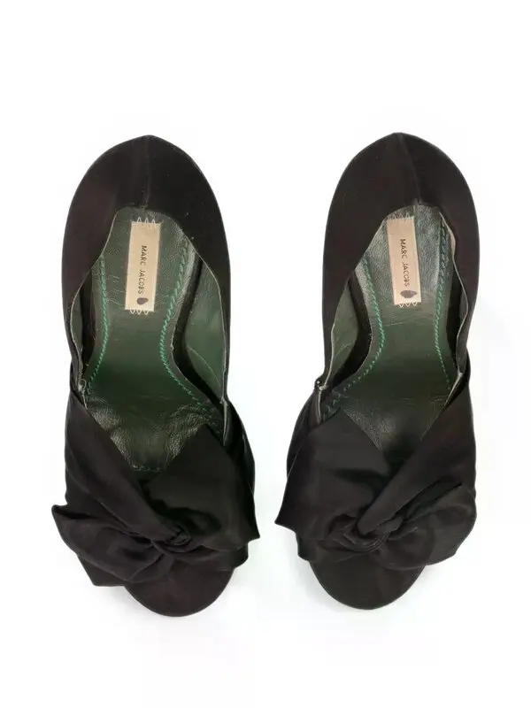 Marc Jacobs Bow-detail Open-toe Pumps
