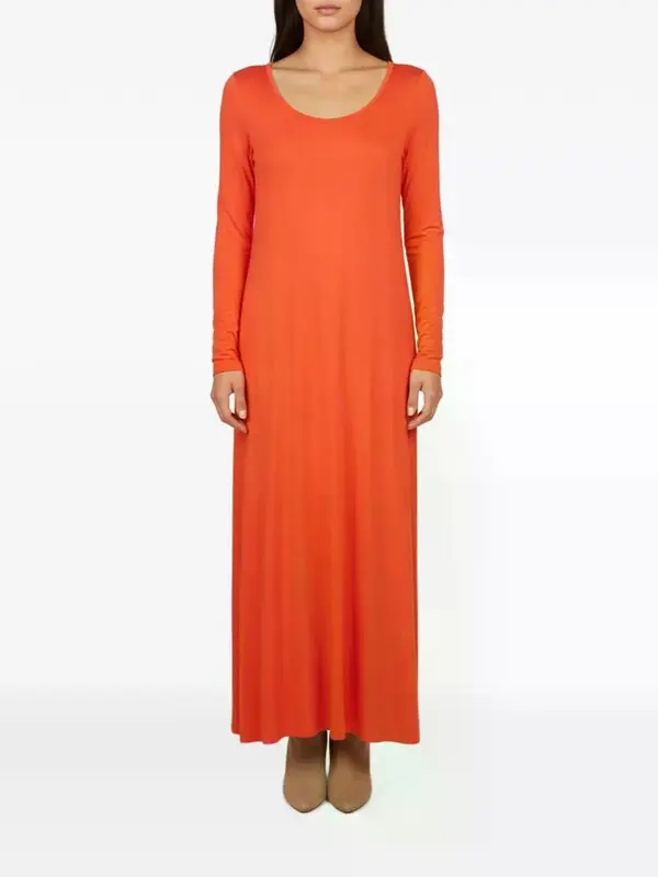 Ralph Lauren Long-sleeve Stretch-knit Maxi Dress