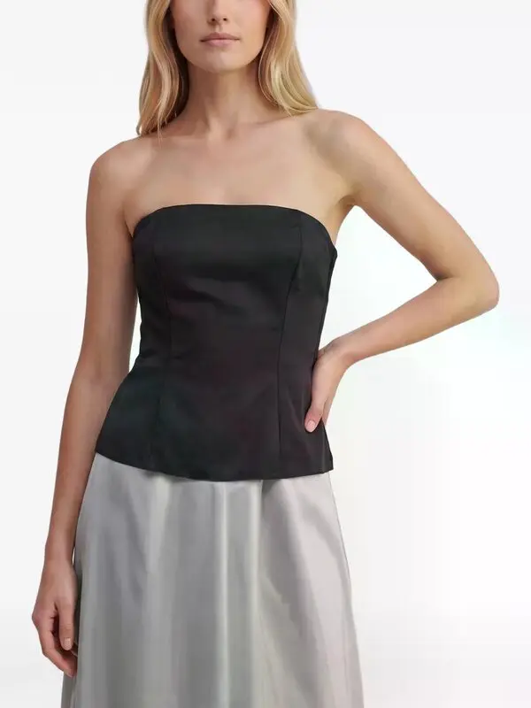 Guy Laroche Strapless Panelled Top