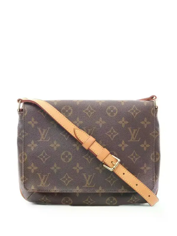 LOUIS VUITTON 2002 Monogram Shoulder Bag - Brown