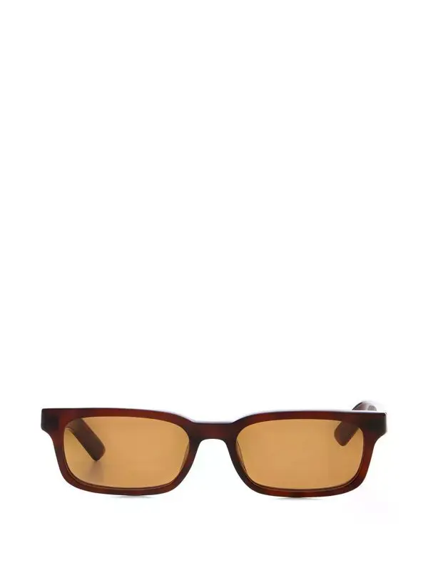RETROSUPERFUTURE Gesto Rectangle-frame Sunglasses - Brown