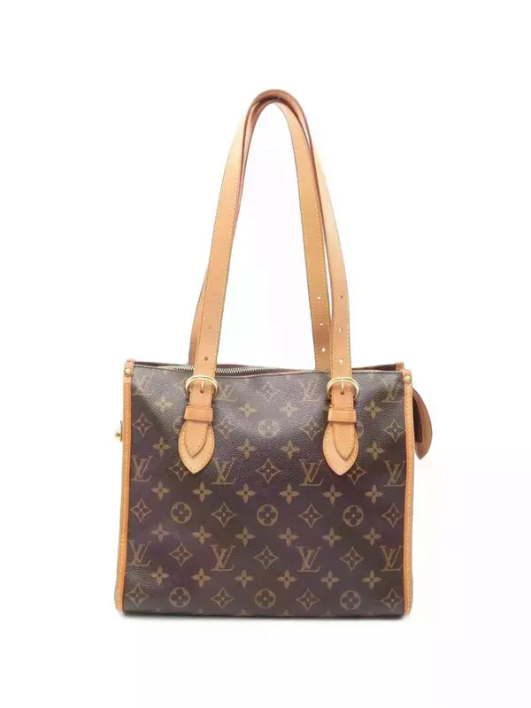 LOUIS VUITTON 2005 Monogram Popincourt Tote Bag - Brown
