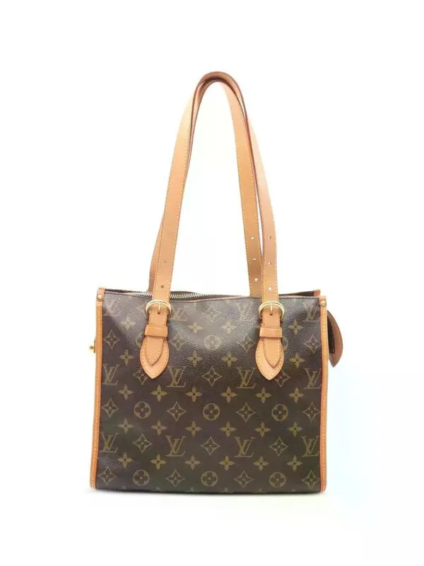 LOUIS VUITTON 2005 Monogram Popincourt Tote Bag - Brown