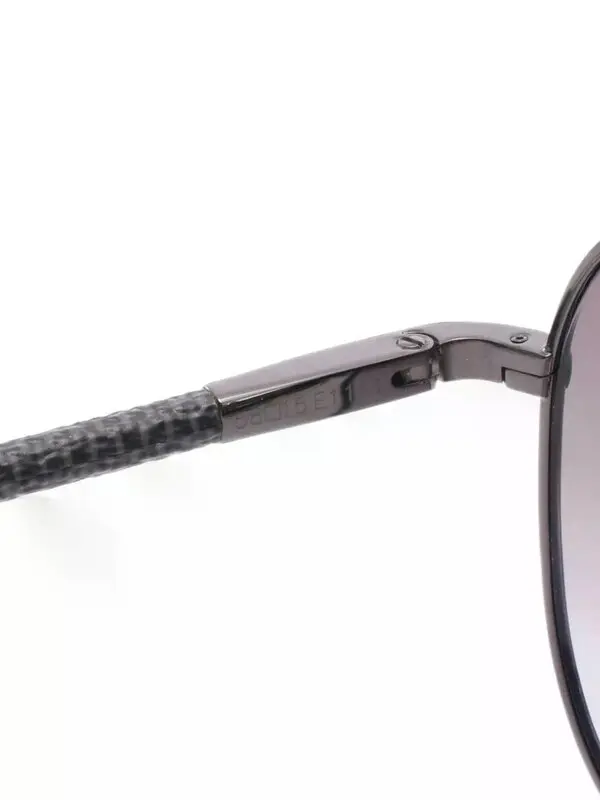 LOUIS VUITTON 2011 Damier Graphite Conspiracion Pilot Sunglasses