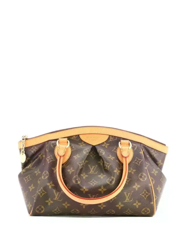 LOUIS VUITTON Tivoli Handbag Monogram Canvas Pm Satchel - Brown