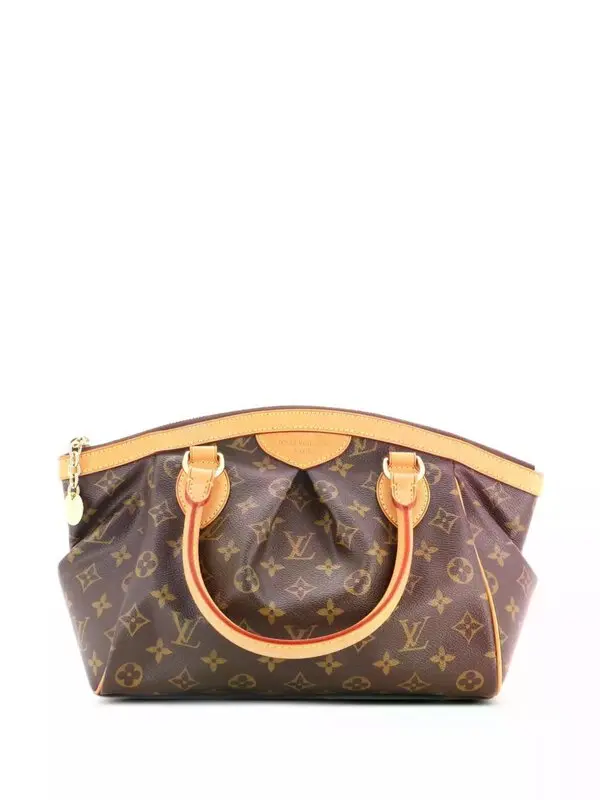 LOUIS VUITTON Tivoli Handbag Monogram Canvas Pm Satchel - Brown