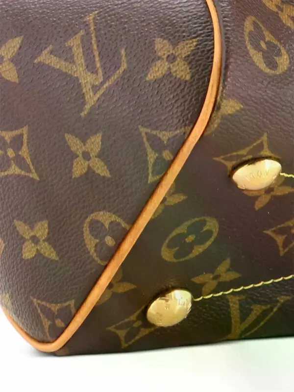 LOUIS VUITTON Tivoli Handbag Monogram Canvas Pm Satchel - Brown