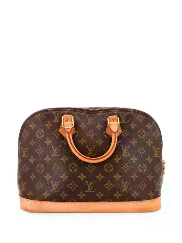 LOUIS VUITTON Alma Handbag Monogram Canvas Mm Satchel