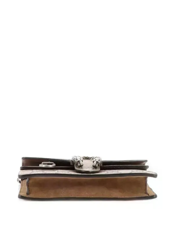 Gucci Dionysus Bag Gg Coated Canvas Super Mini Crossbody Bag