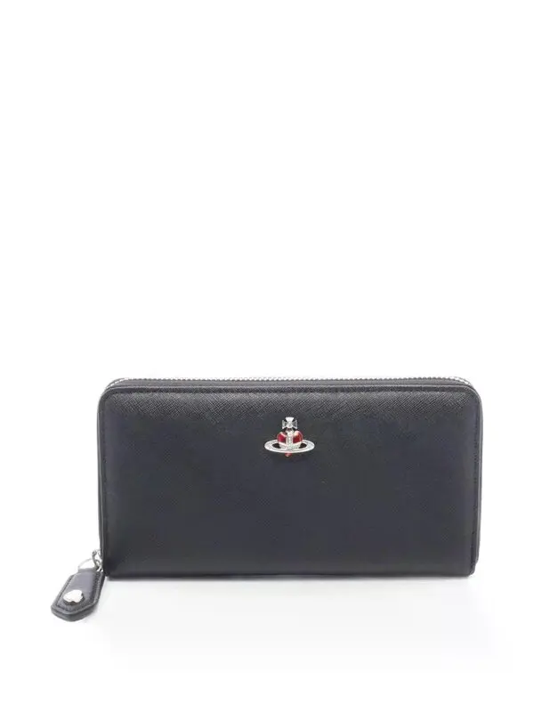 VIVIENNE WESTWOOD Orb Zip-around Wallet - Black
