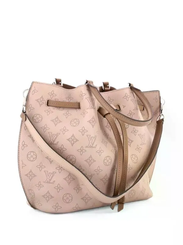 LOUIS VUITTON Girolata Handbag Mahina Leather Tote Bag