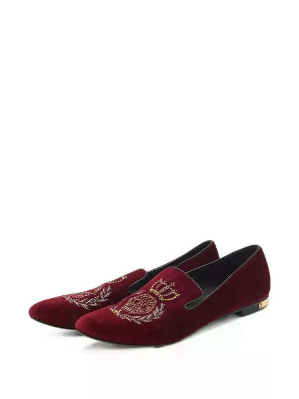 Philipp Plein Crystal-embellished Loafers
