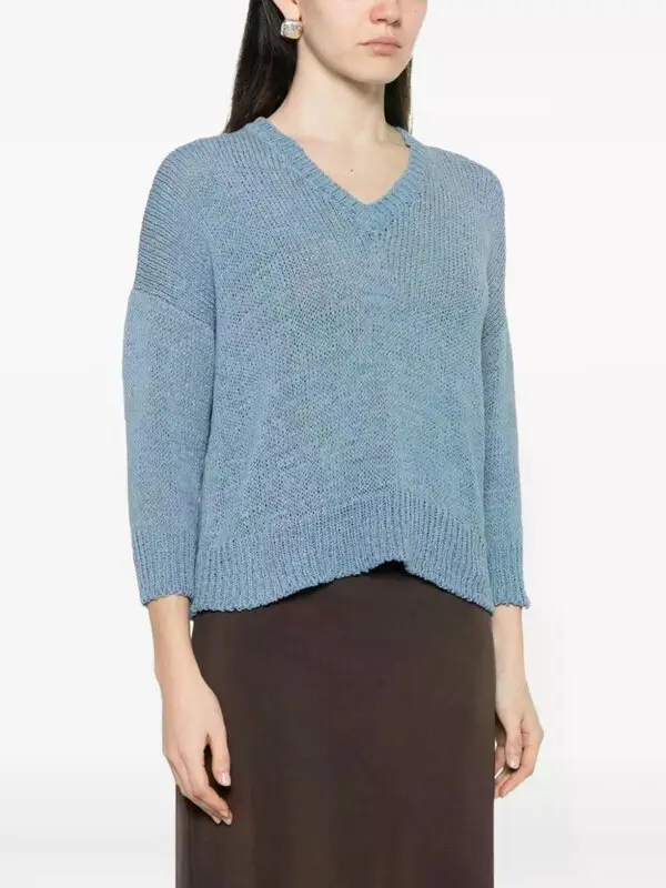 BASE MILANO V-neck Sweater