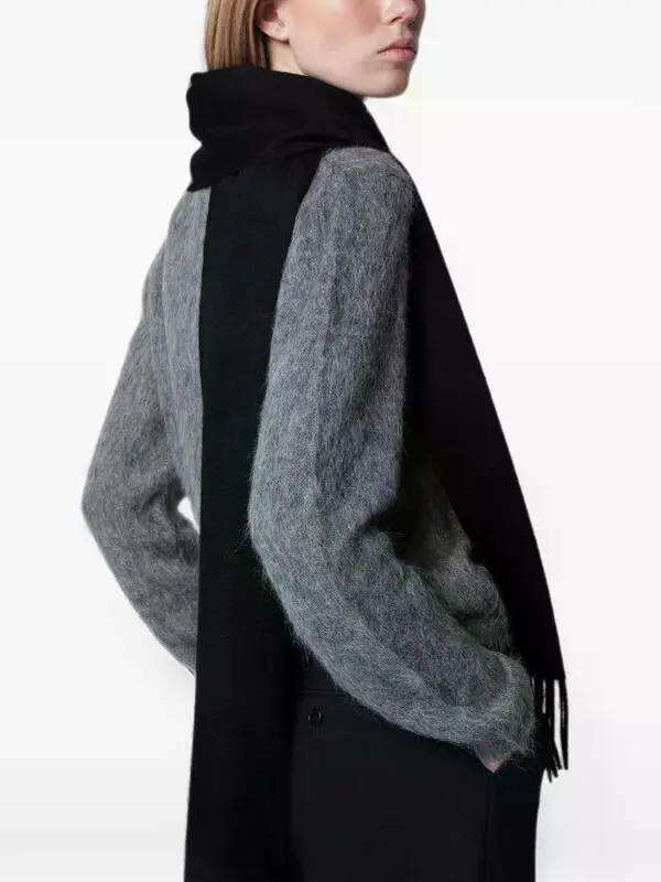Max Mara Fringe-trimmed Cashmere Scarf
