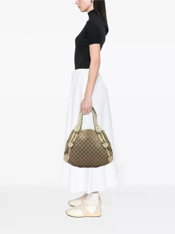 Gucci 2016-2026 Gg Canvas Horsebit Pelham Shoulder Bag