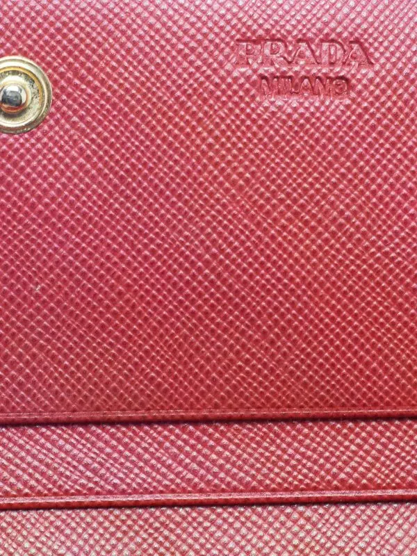 Prada Fiocco Bow-detail Leather Wallet