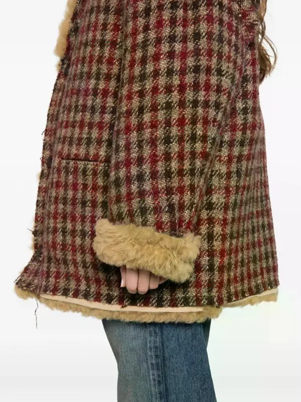 R13 Reversible Check-pattern Coats