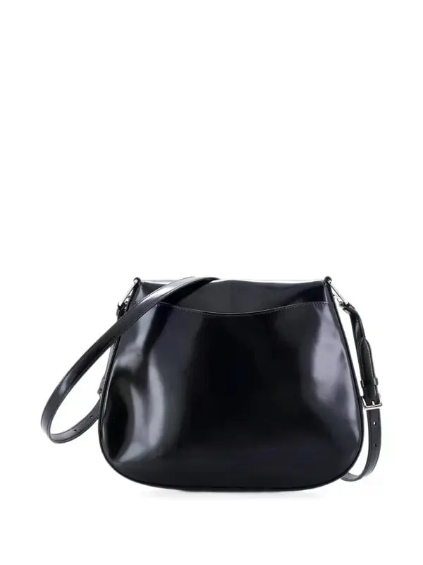Prada Cleo Flap Spazzolato Leather Large Shoulder Bag