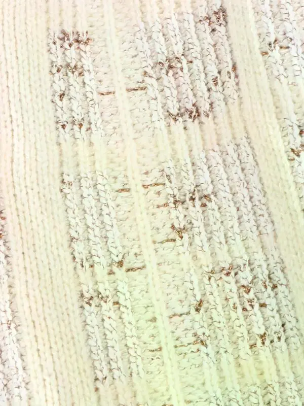 LOUIS VUITTON 2010s Tweed Knit Mini Skirt