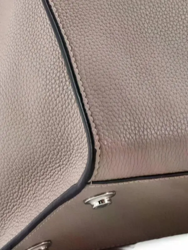 LOUIS VUITTON City Steamer Handbag Leather Mm Tote Bag