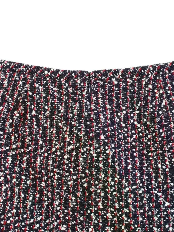LOUIS VUITTON 2010s Tweed Monogram Skirt