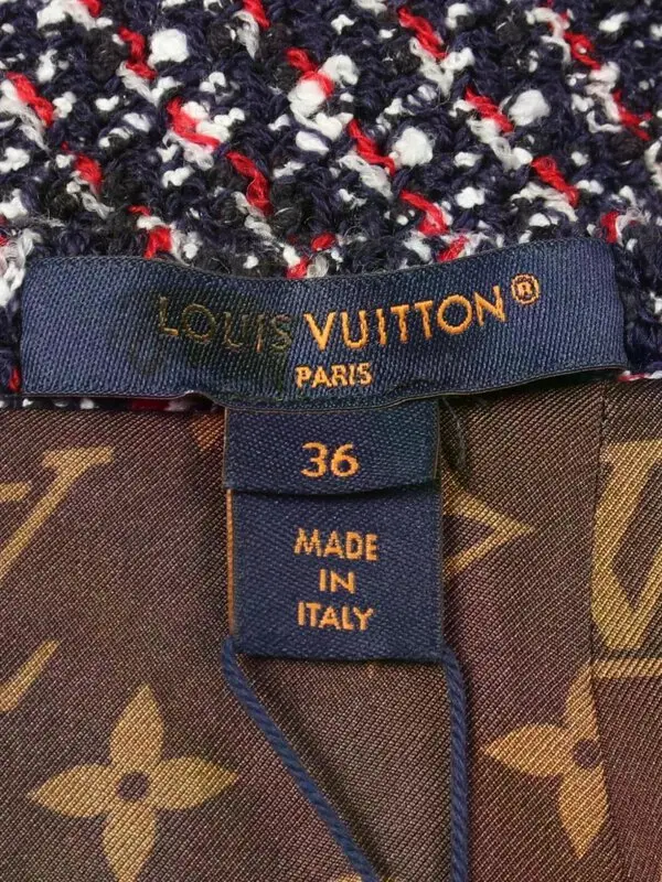 LOUIS VUITTON 2010s Tweed Monogram Skirt