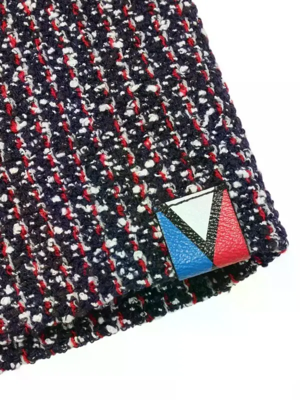 LOUIS VUITTON 2010s Tweed Monogram Skirt