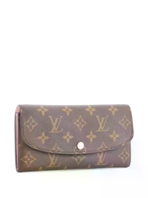 LOUIS VUITTON Emilie Wallet Monogram Canvas Small Wallets