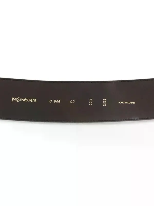 Saint Laurent Suede Belt