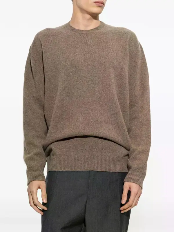 JIL SANDER Cashmere-blend Crew-neck Sweater