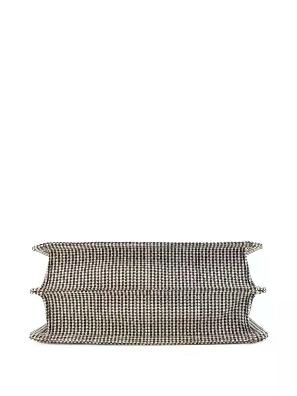 Fendi Peekaboo Iseeu Bag Houndstooth Wool Medium Satchel