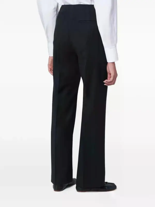 Mark Kenly Domino Tan Pressed-crease Trousers