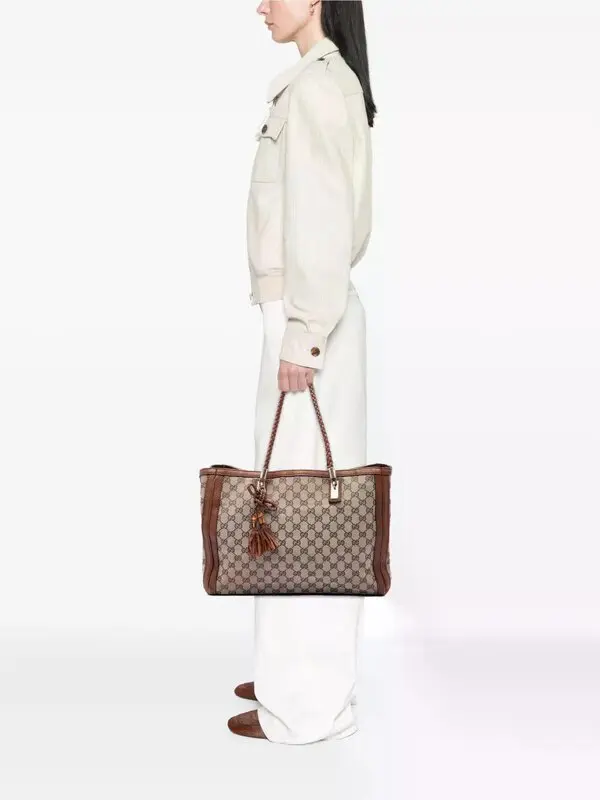 Gucci 2016-2026 Gg Canvas Bella Tote Bag